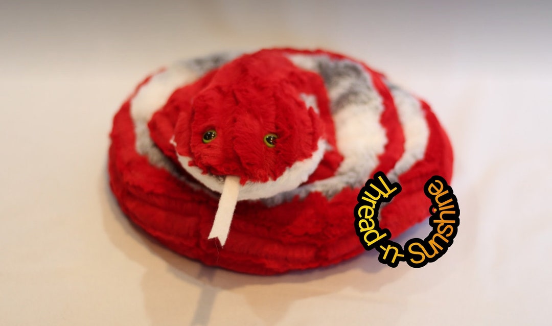 Snake Stuffed Animal-minky Stuffed Snake-plush Snake Stuffie-weighted ...
