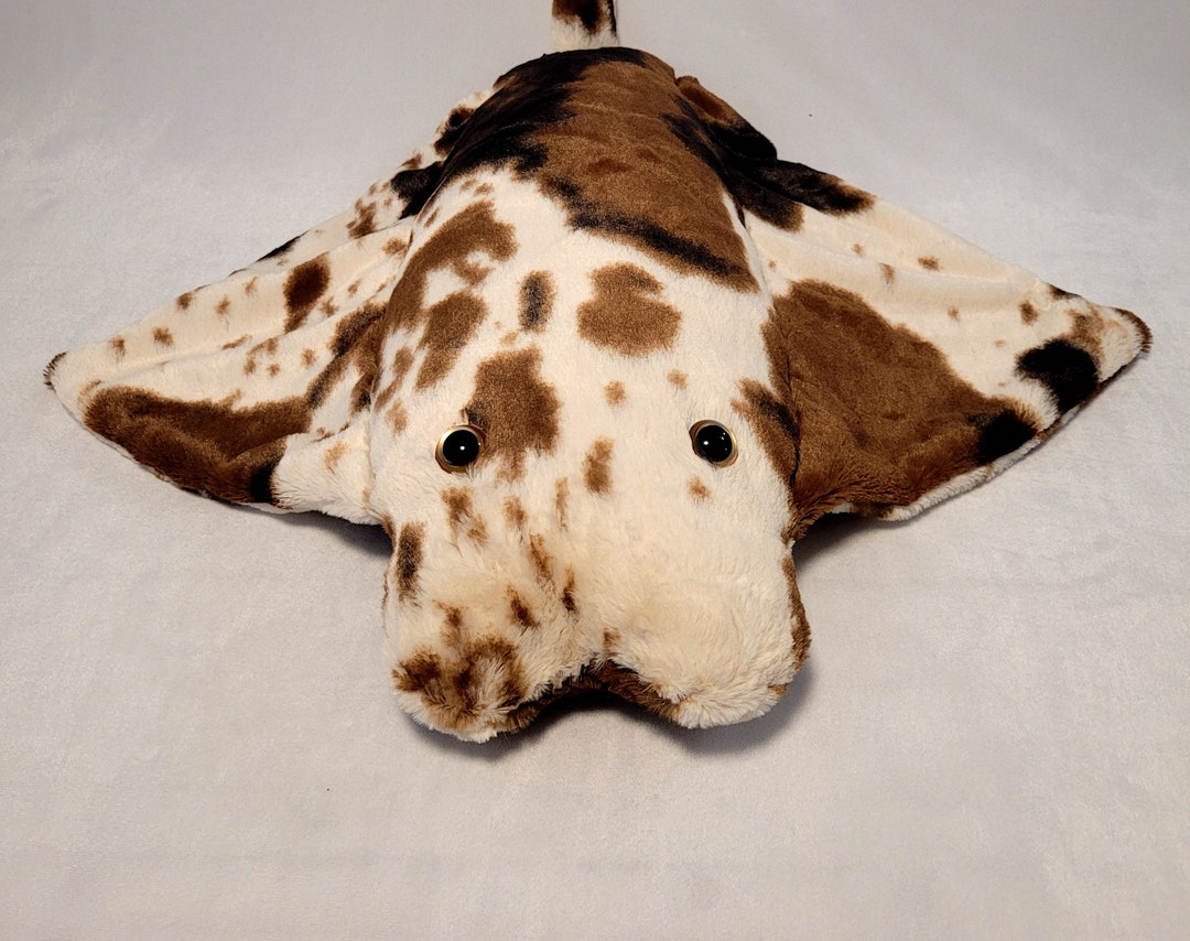 Cow-nosed Ray Stuffed Animal-plush Minky Ray-minky Stuffed Ray - Etsy