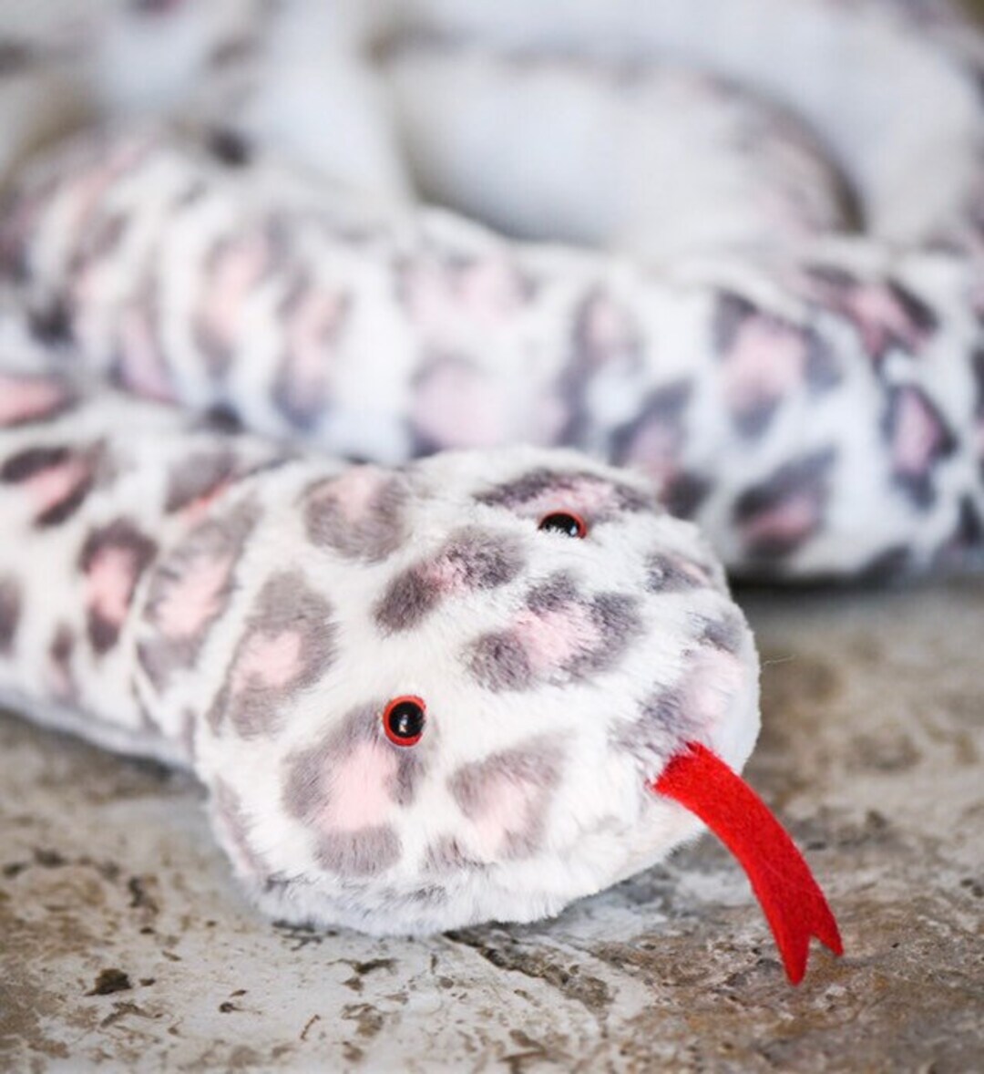 Snake Stuffed Animal-minky Stuffed Snake-plush Snake Stuffie-weighted ...
