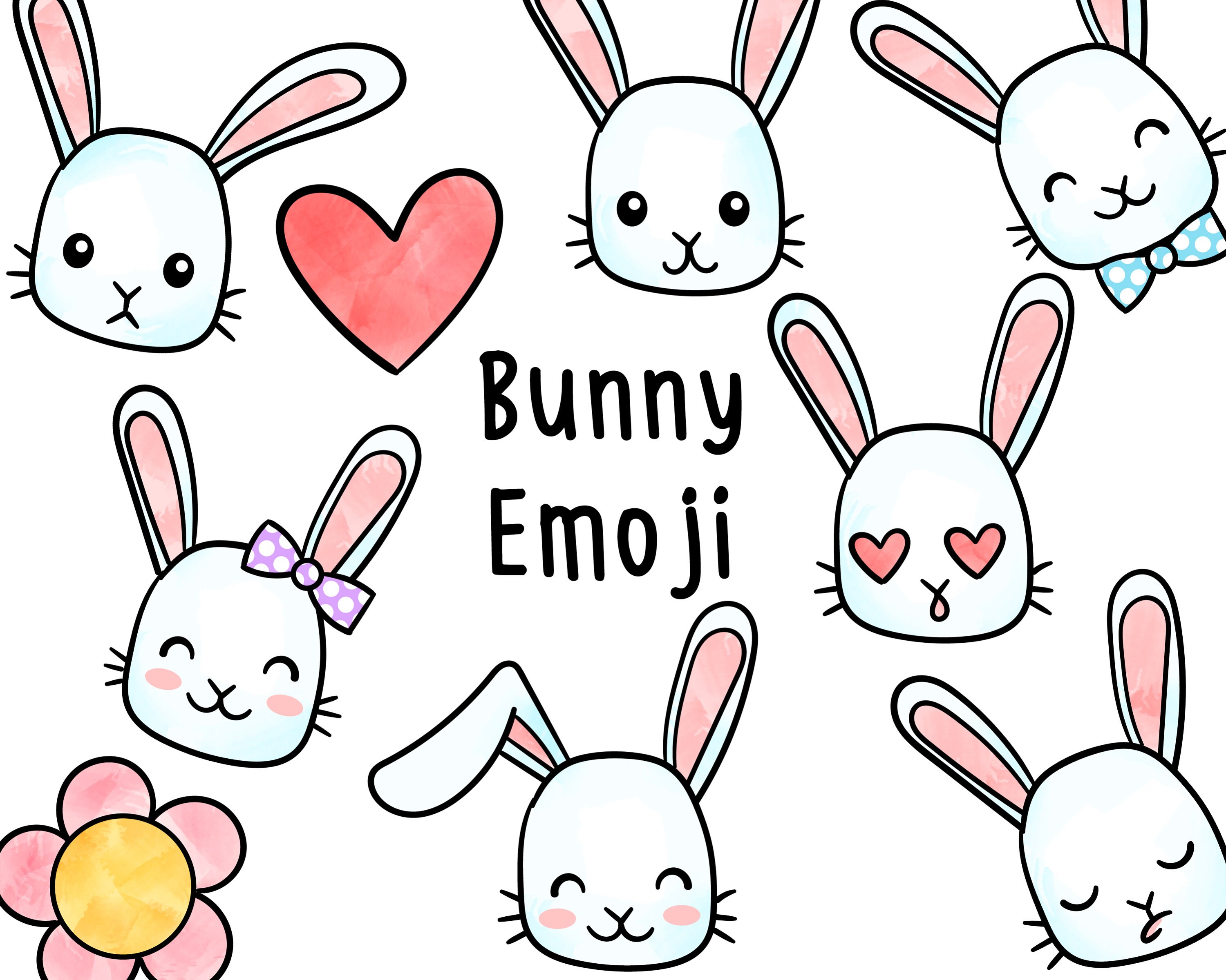 Cute Bunny Emoticon