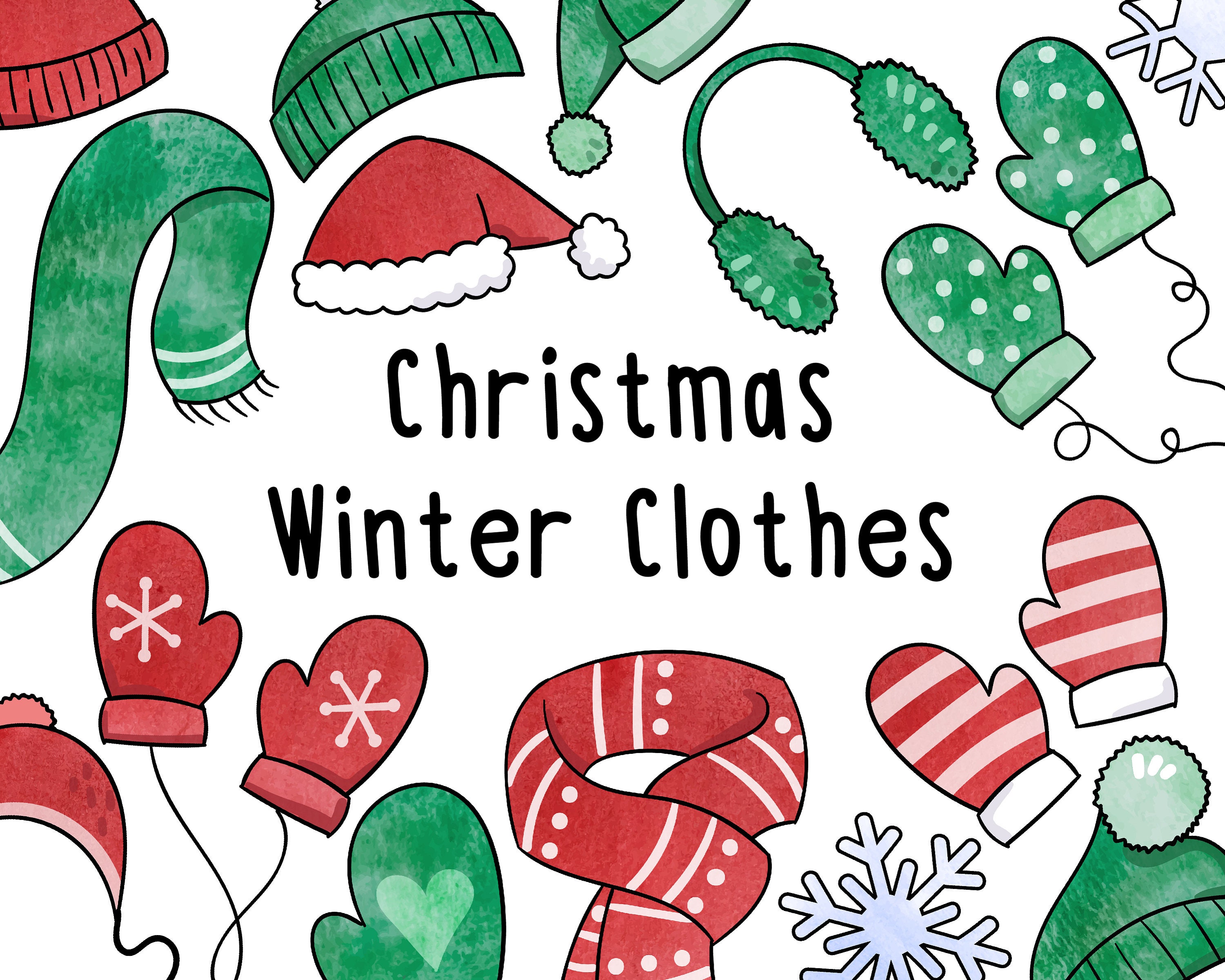 Apparel And Mittens Clip Art