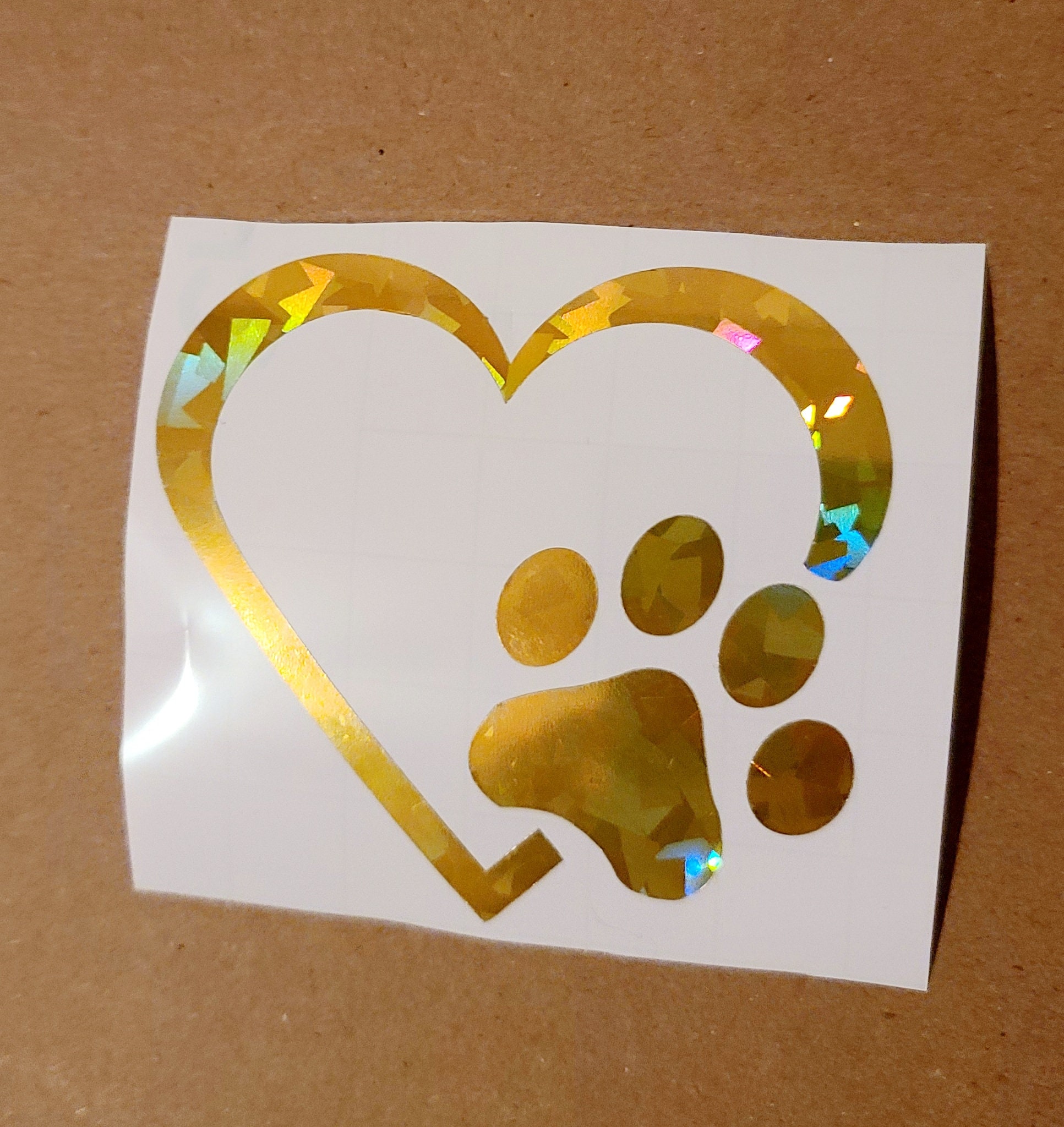 Dog Lovers/heart Decal/paw Decal/dog Decal/ Dog Lover Decal/car Sticker ...