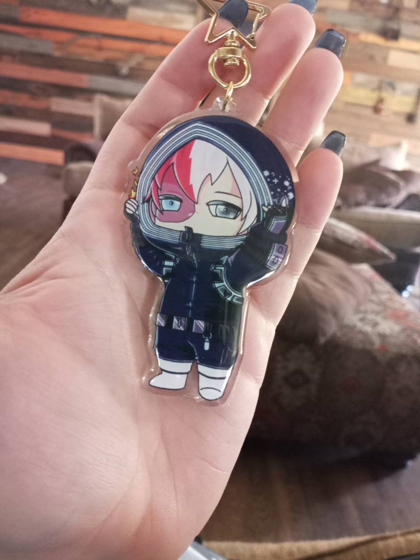 Shoto Todoroki Acrylic Keychain | Etsy