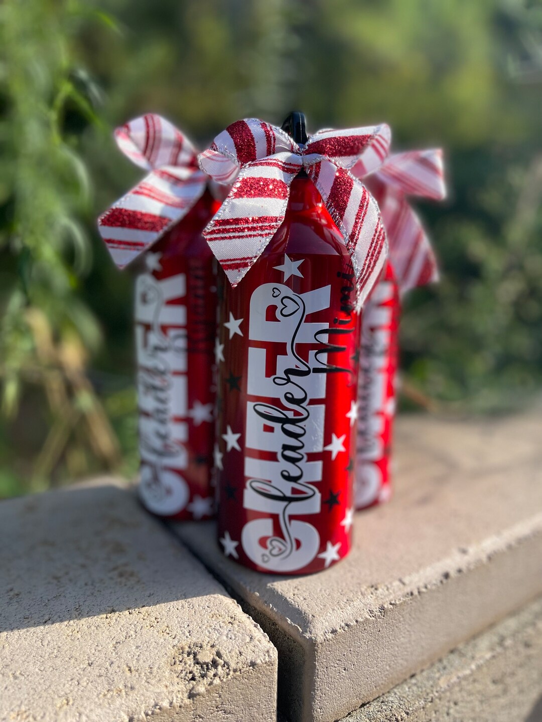 Personalized Cheer Bottles, Cheerleader Cheer Water Bottles ...