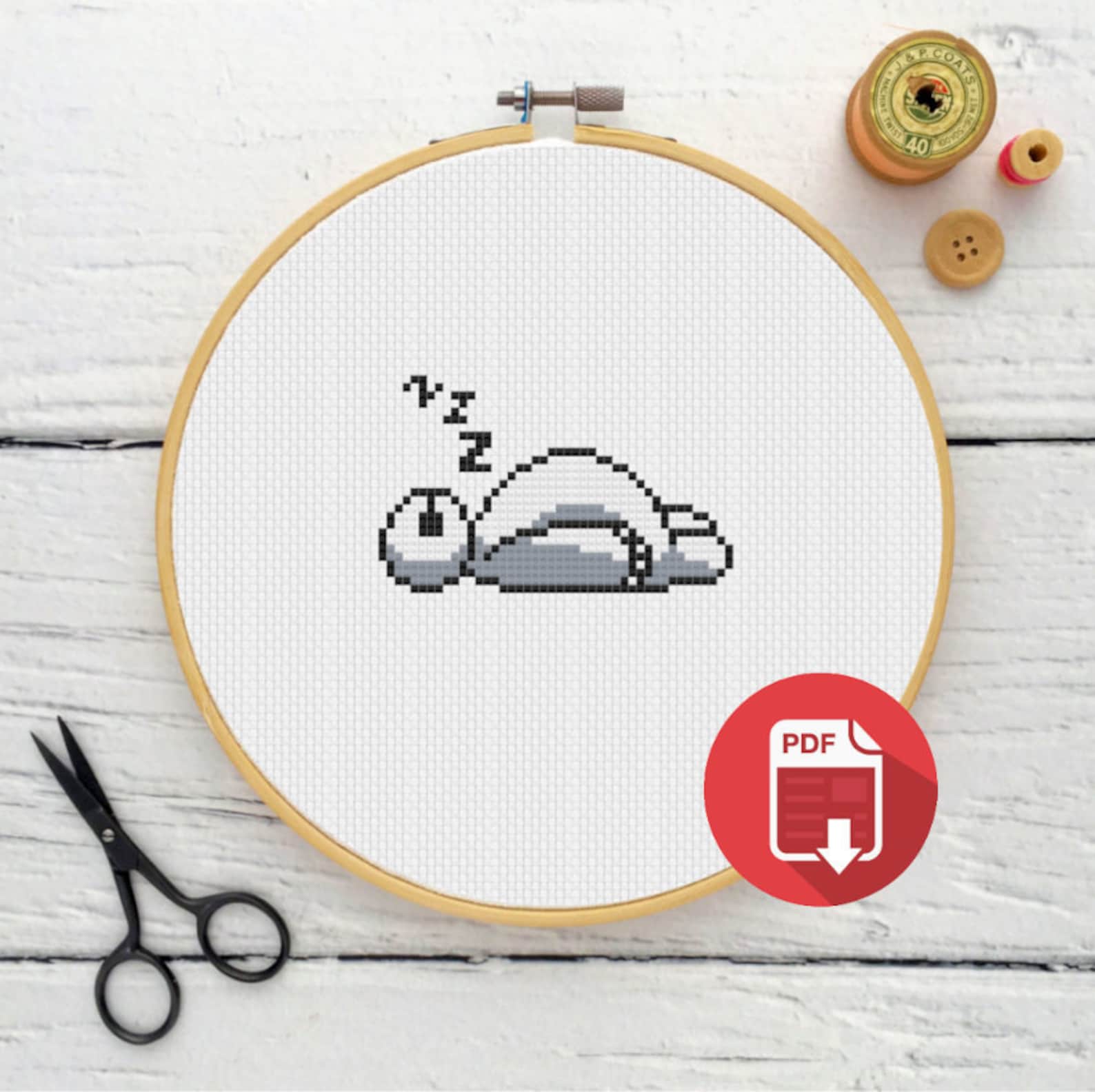 Sleeping Baymax Cross Stitch Pattern (PDF) Big Hero 6 - Etsy