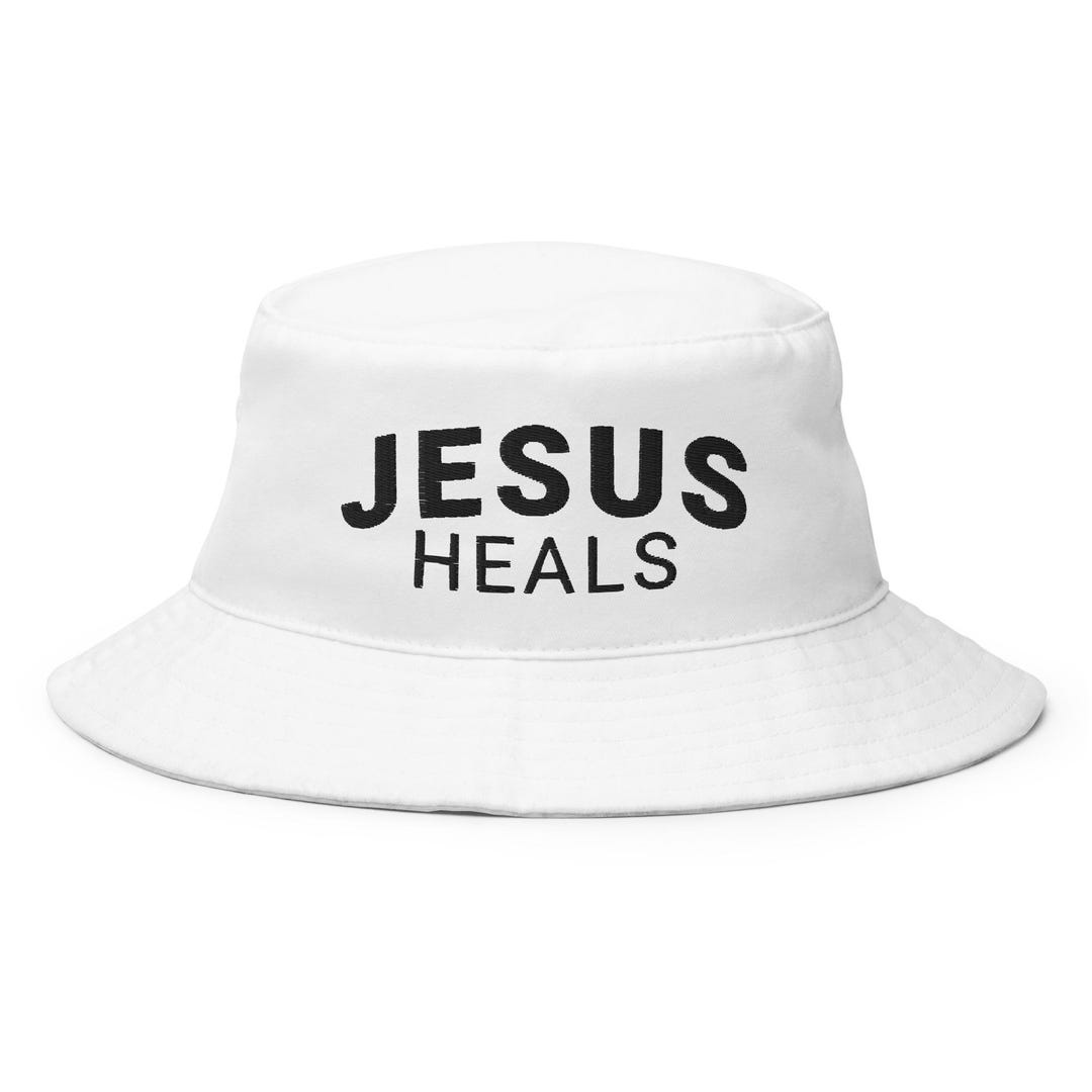 Jesus Heals Bucket Hat Jesus Faith Hope Love - Etsy