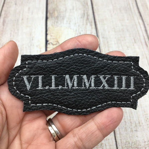 Iron on Roman Numeral Patch - Etsy