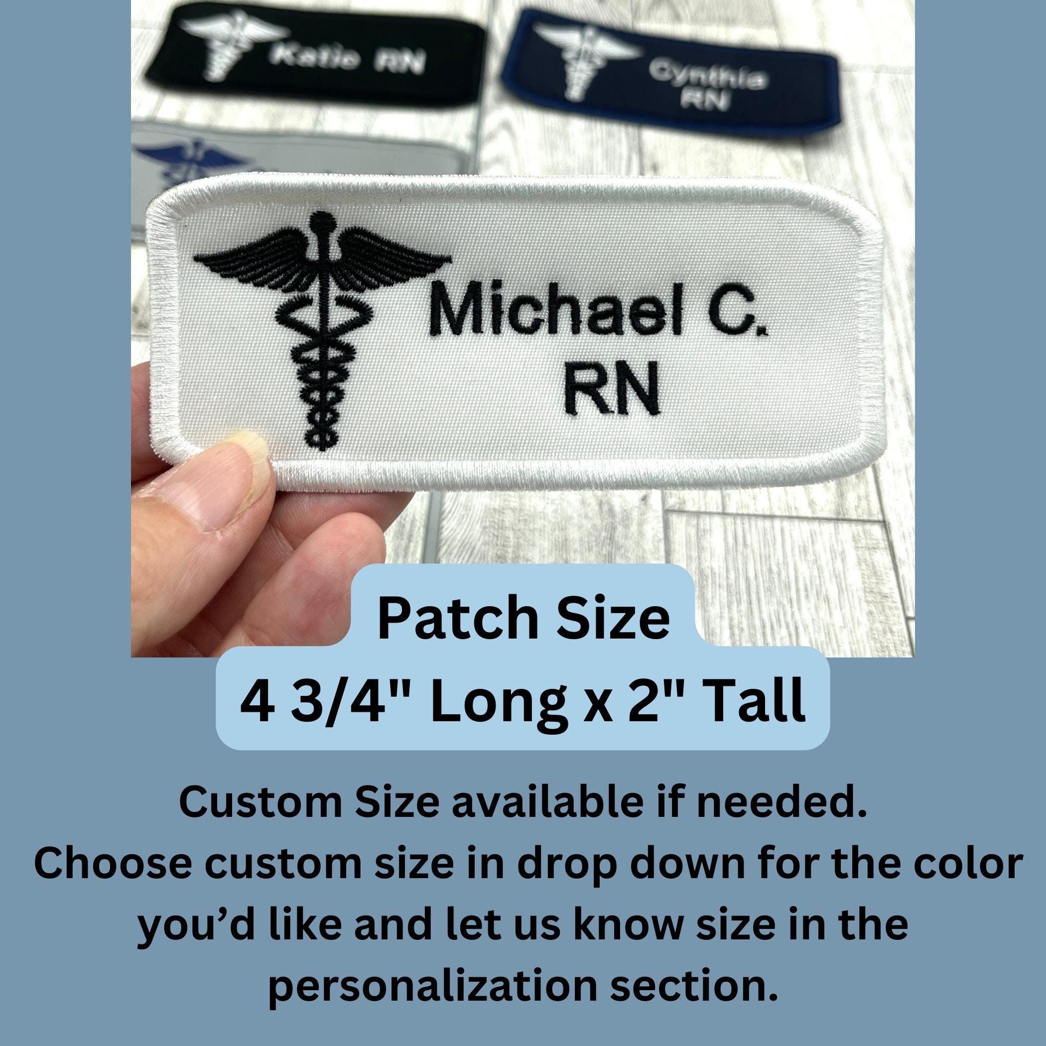 Scrub Savers, Embroidered Patch for Medical Staff, Scrub Patch to Cover ...
