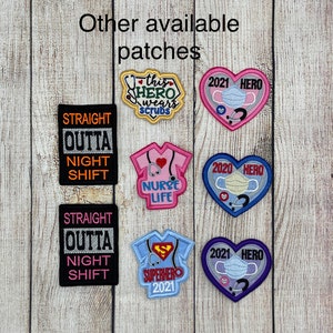 Scrub Life Patch, Embroidered Medical Staff Applique - Etsy