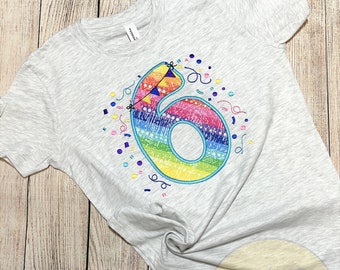 Tie Dye Number Shirt - Etsy