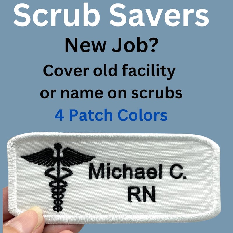 Scrub Top Patches - Etsy