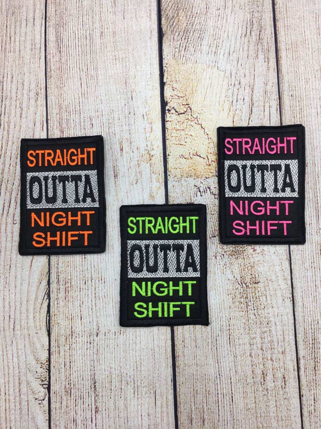 Straight Outta Night Shift Patch Healthcare Worker Patch - Etsy