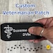 Nurse Patch With Heartbeat, Black or White Patch, Great Patch for ...