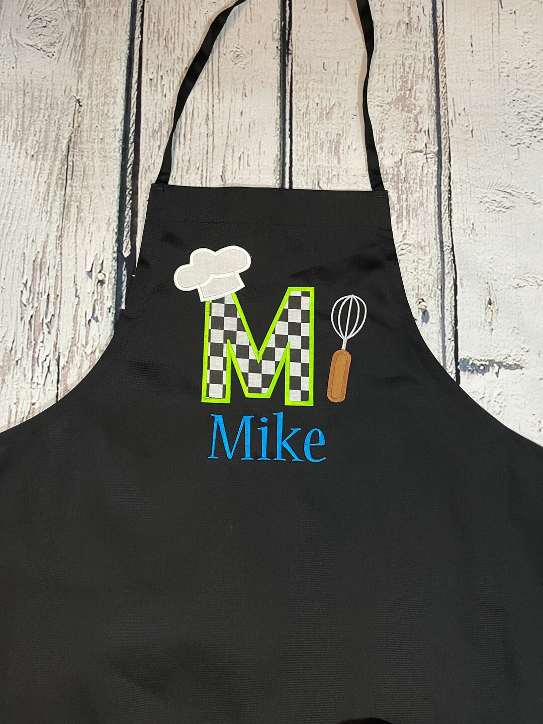 Personalized Adult Embroidered Apron for Men or Teen Boy, Apron for ...