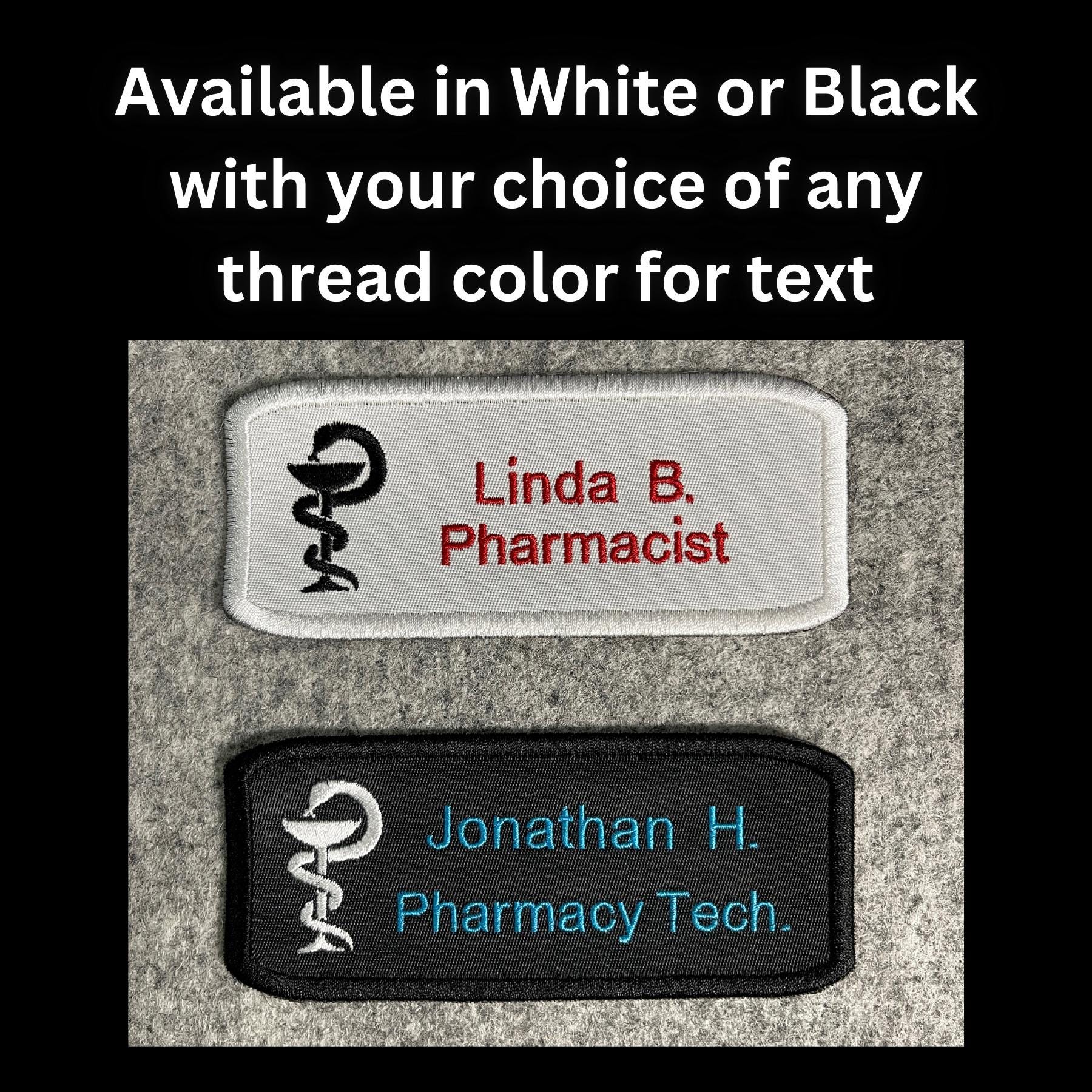 Scrub Savers, Custom Embroidered Patch for Pharmacy Specialty ...