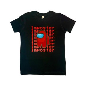 Customizable Imposter Shirt Amongus Kids Shirt Among Us Gamer Shirt - Etsy