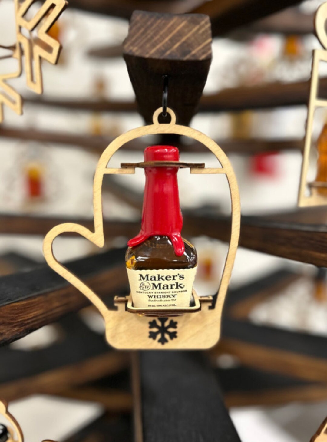 Makers Mark Mitten Ornament SVG File ONLY - Etsy