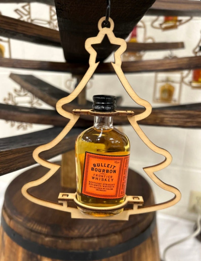 Bulleit Bourbon Christmas Tree Ornament SVG File ONLY - Etsy