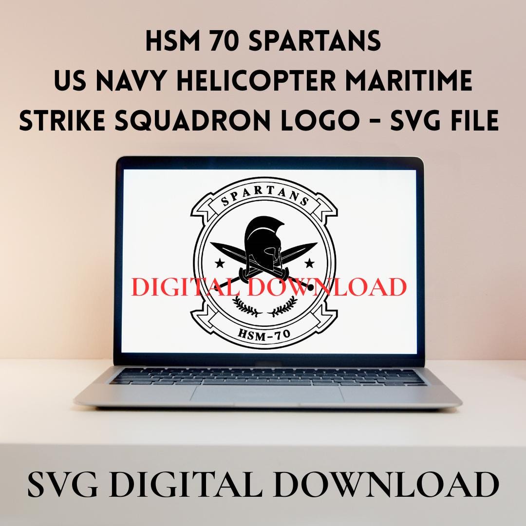 HSM 70 Spartans Logo - US Navy Helicopter Maritime Strike Squadron Logo ...
