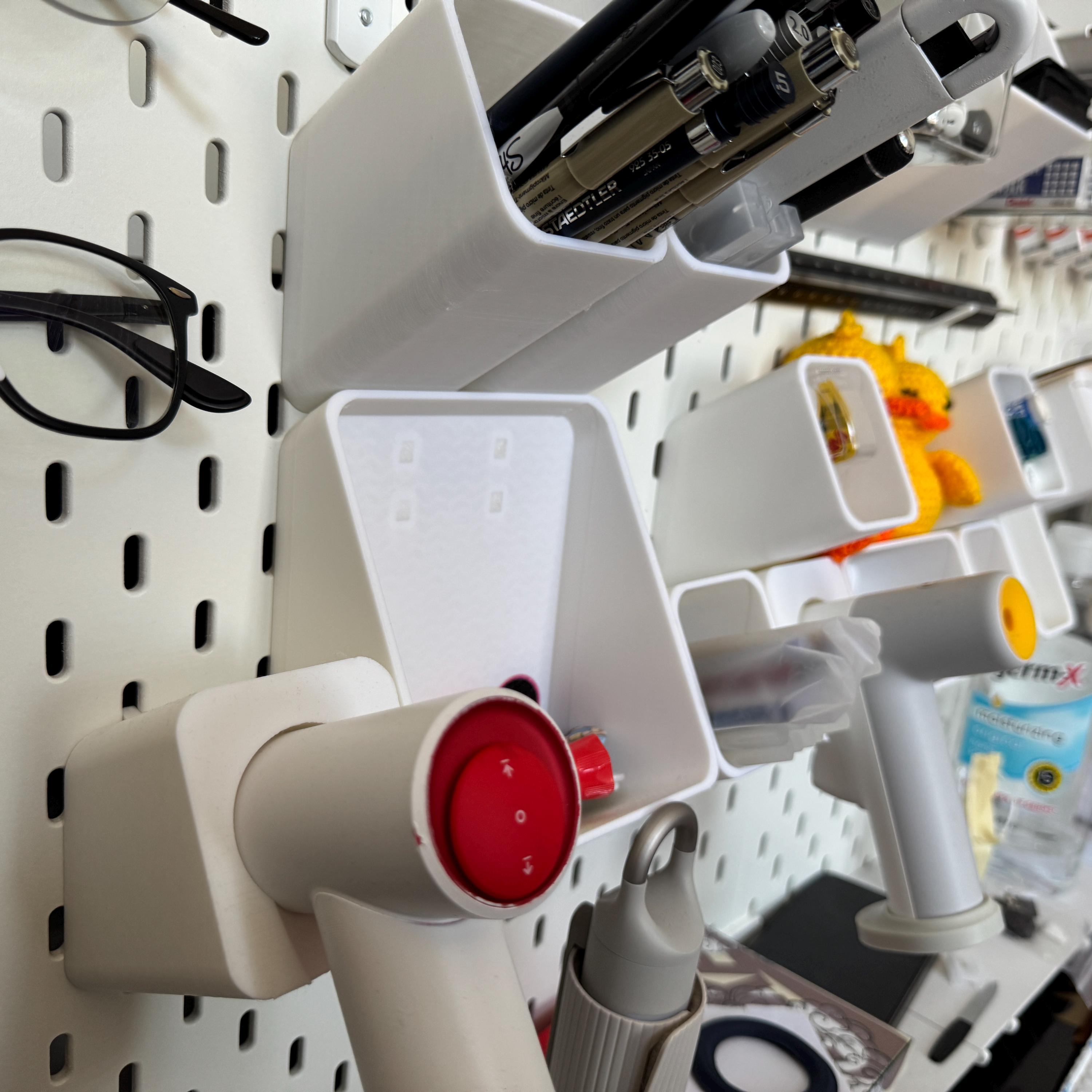 IKEA Skadis UPPSPEL Inclined Angled Container Storage Boxes Organizer ...