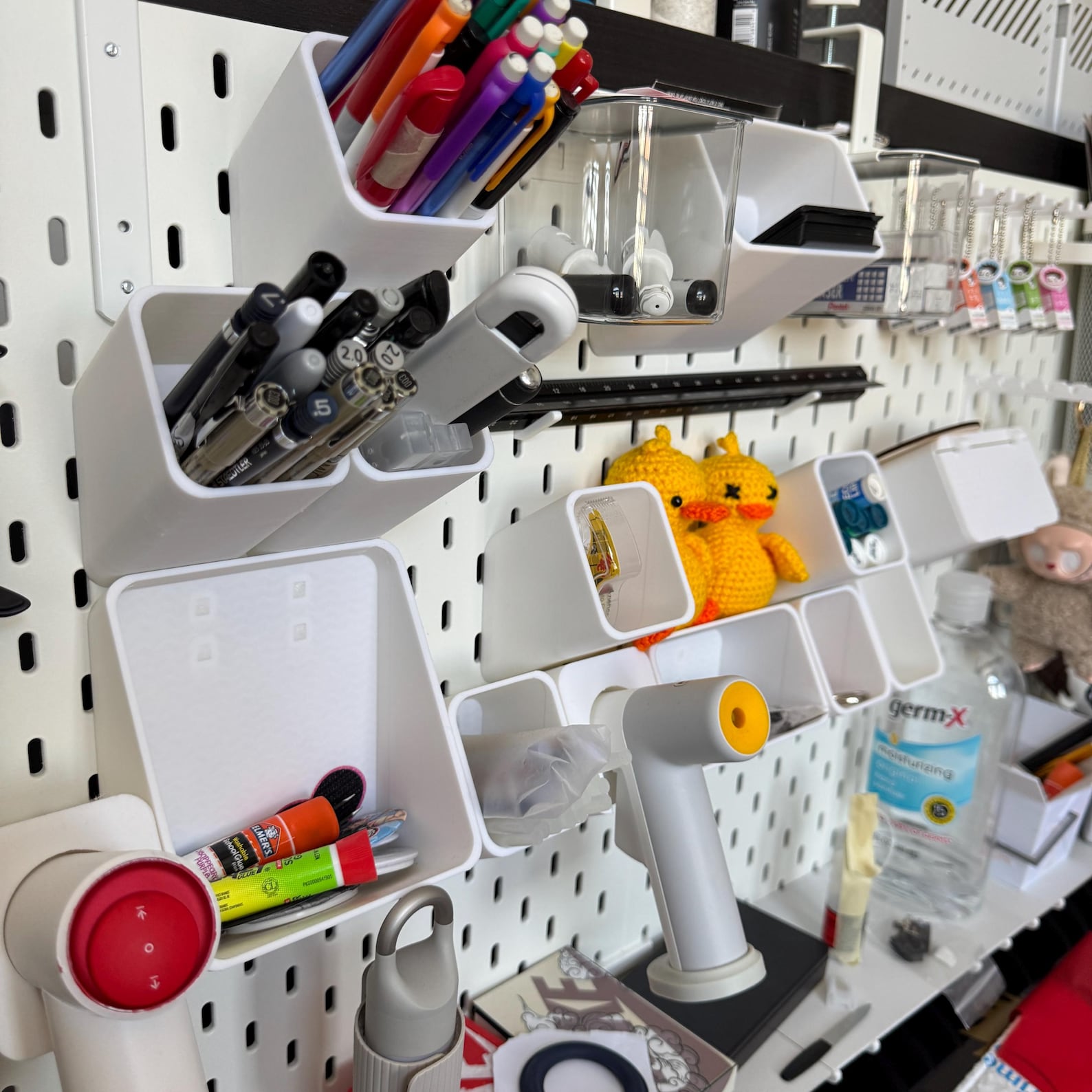 IKEA Skadis UPPSPEL Inclined Angled Container Storage Boxes Organizer ...