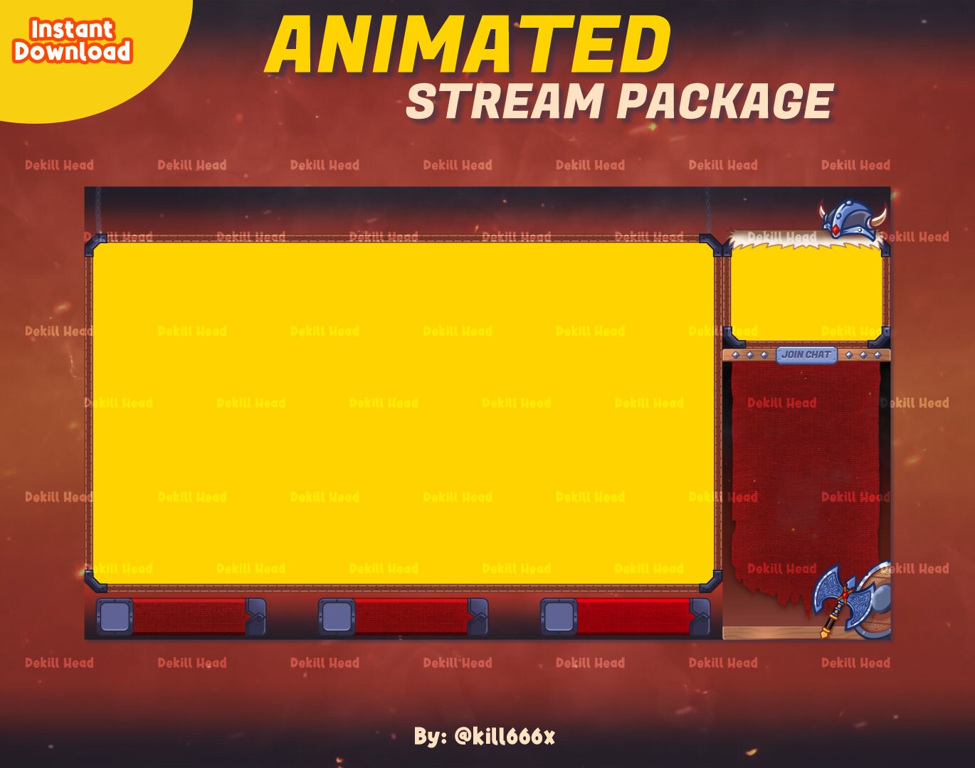 Viking Stream Package | Intermission | Facecam | Starting Soon | BRB ...