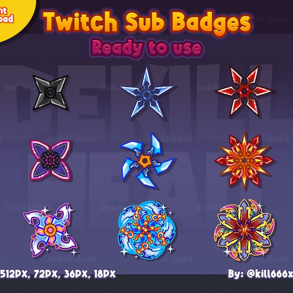 Sub Badges - Etsy