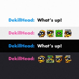 8 Emotes the Yellow Ninja Action II, Gun, Money, Hiding, Nice, Best ...