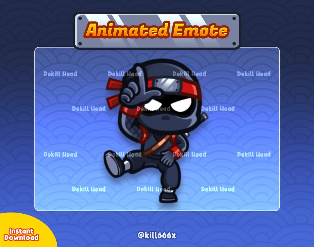 Black Ninja L Dance | Loser | Taunt | Celebrate | Animated Emote | Gif ...
