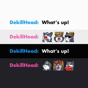 6x Wolf Stream Emotes | LOL | Hype | GG | Crying | Rage | Love - Etsy