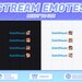 10 Stream Emotes - Chibi Cowboy | Blonde Hair - Etsy
