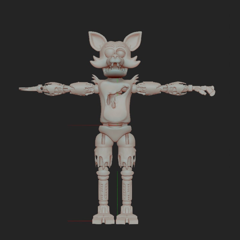 Ignited Foxy Figure - Etsy