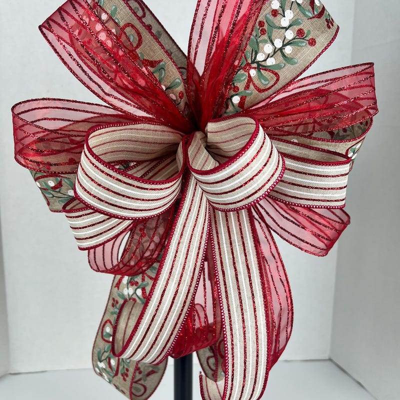 Christmas Tree Bows - Etsy