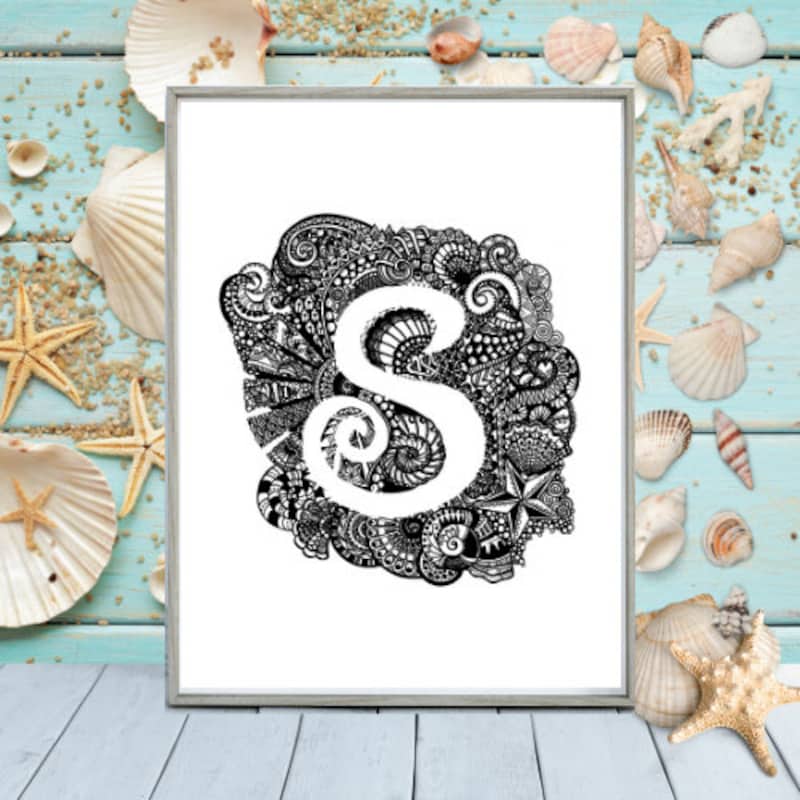 Letter S Wall Decor - Etsy
