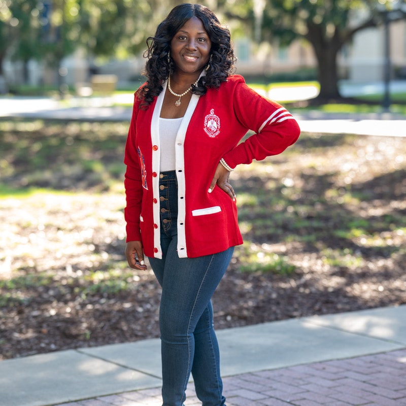 Delta Sigma Theta Cardigan - Etsy