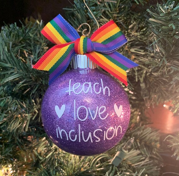 Teach Love Inclusion Special Education Teacher Ornament Gift - Etsy UK
