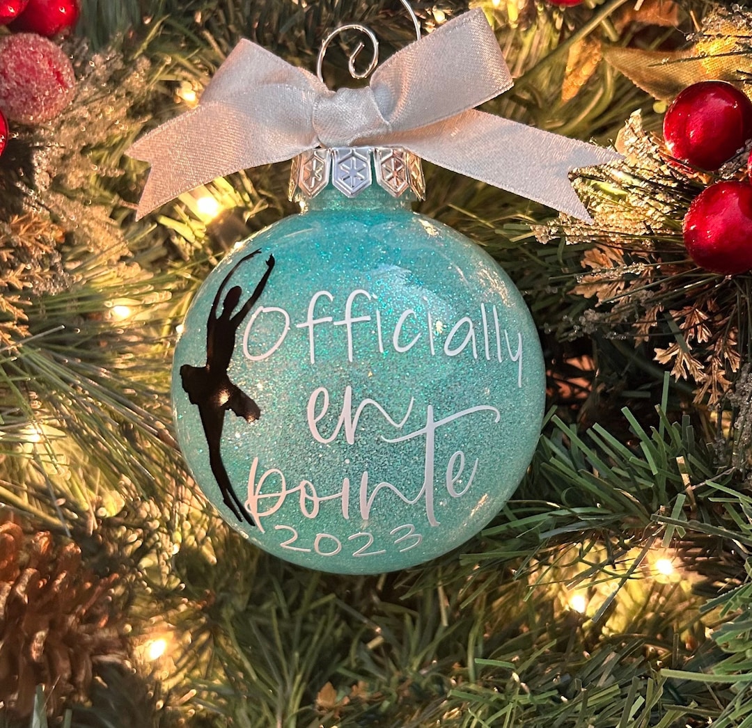 Officially En Pointe - Ballerina Dance Ornament Gift - Etsy