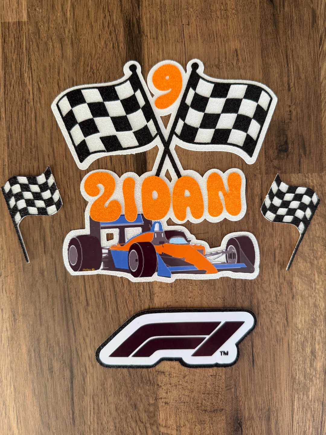 Formula 1 Cake Topper Racing Car Personalised Cake Topper - Etsy UK