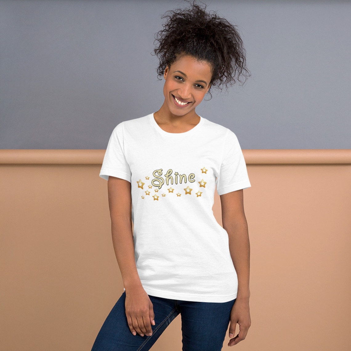 Shine T-shirt, Unisex, 100% Cotton - Etsy