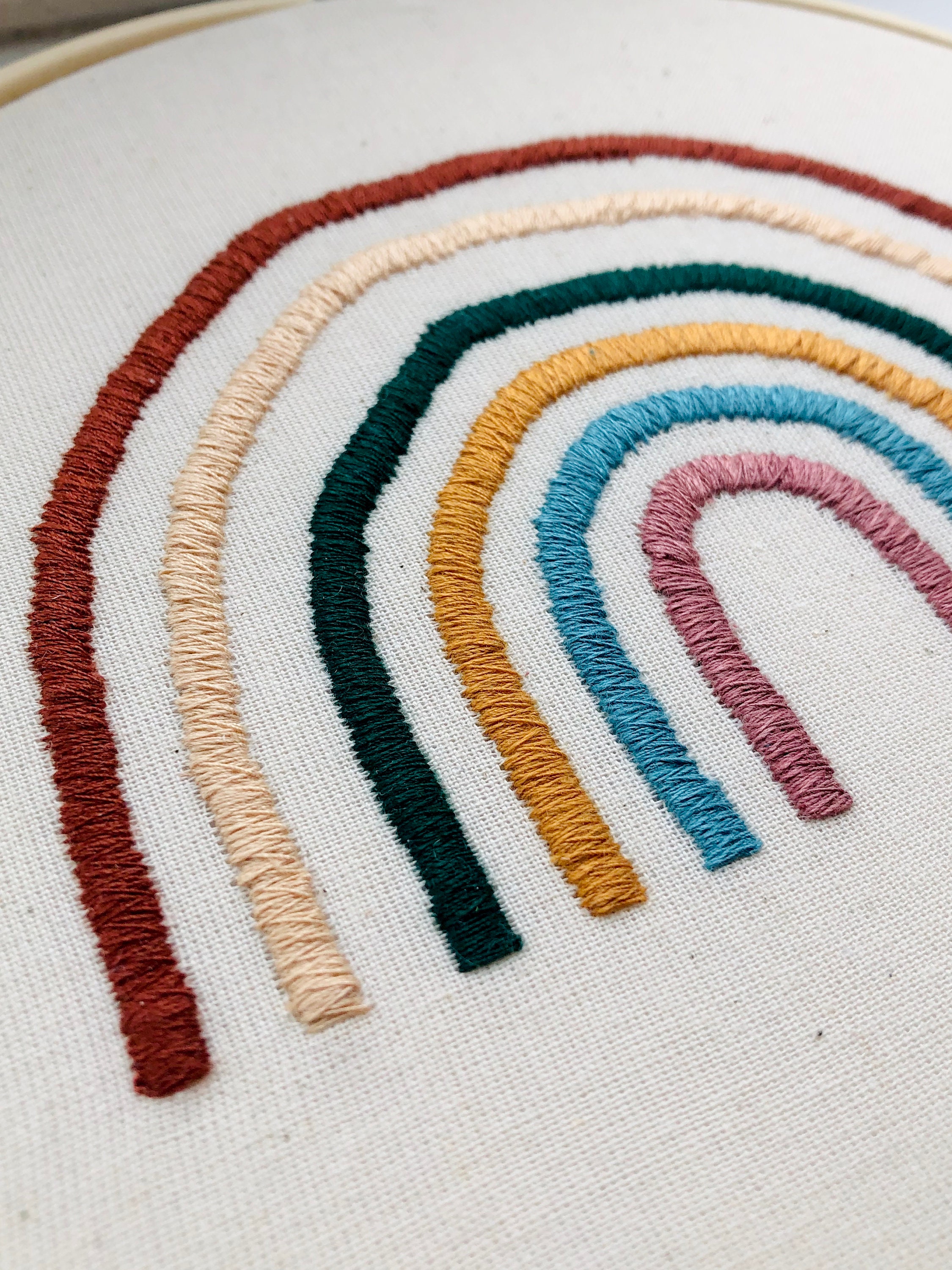 6 Line Large Custom Colour Rainbow Nursery Interior Baby | Etsy UK