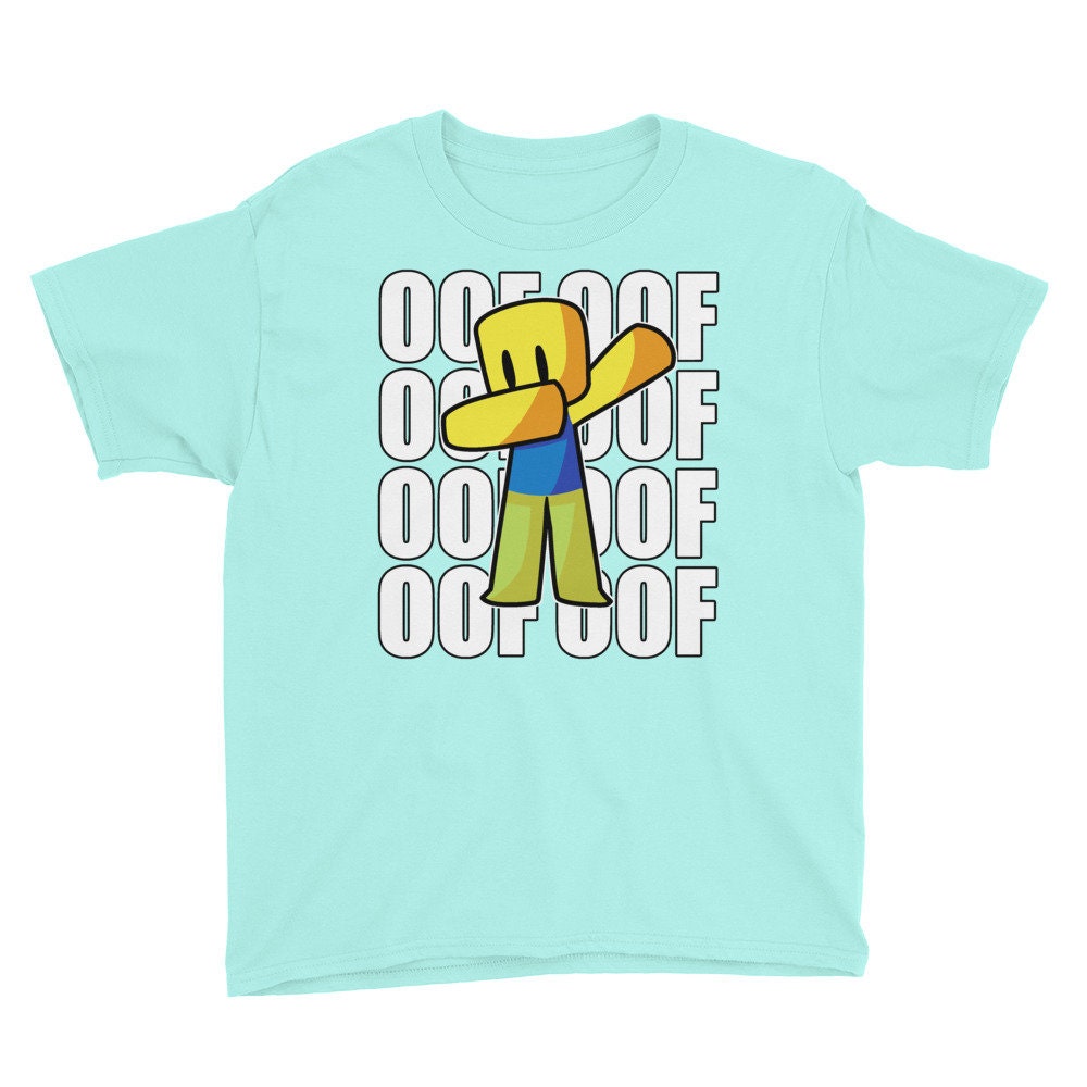 Roblox Oof Shirt Roblox Noob Shirt Roblox Birthday Tshirt Etsy