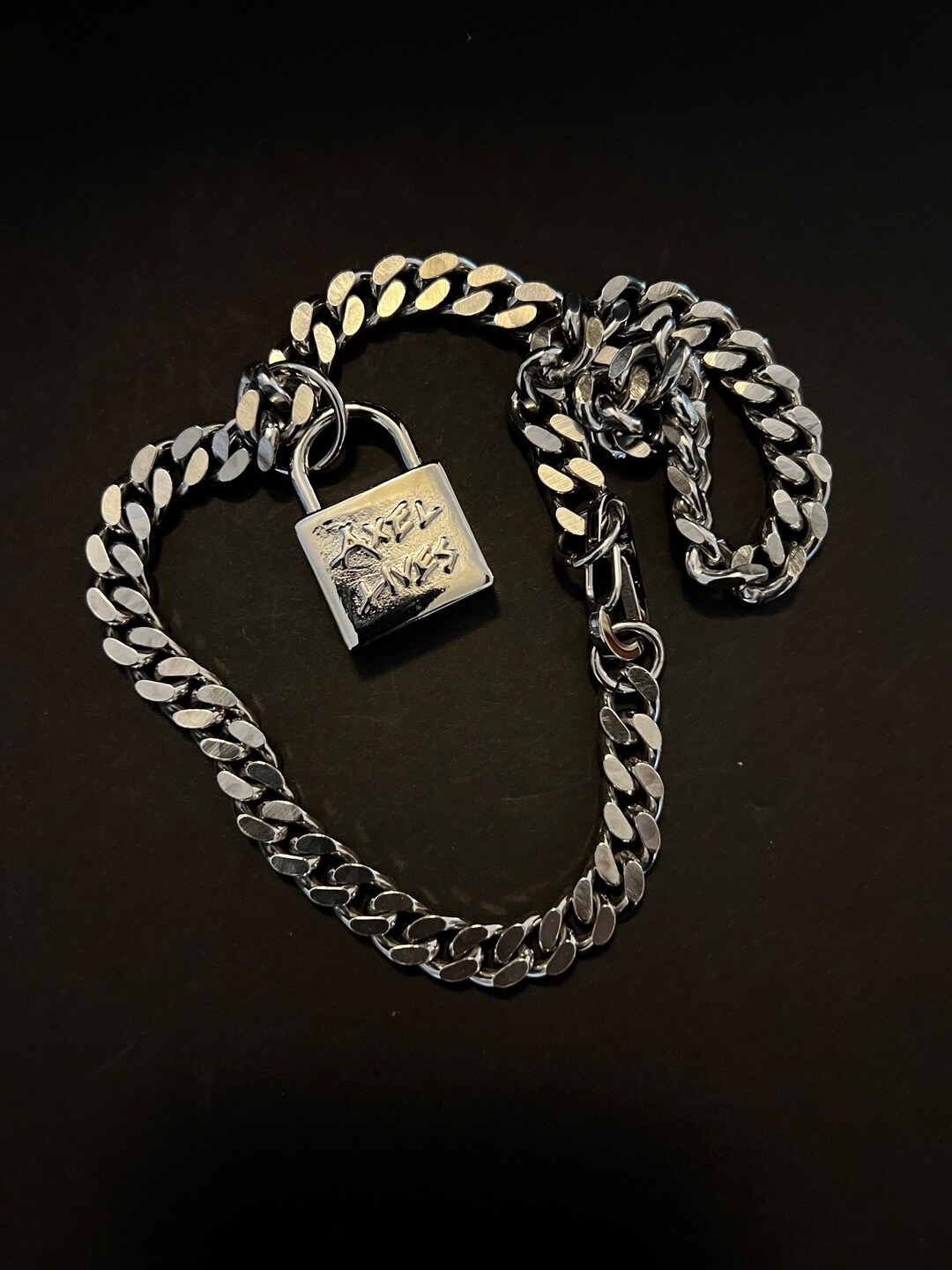 Axel Lives Chunky Chain Choker Necklace NEW UPDATED VERSION - Etsy