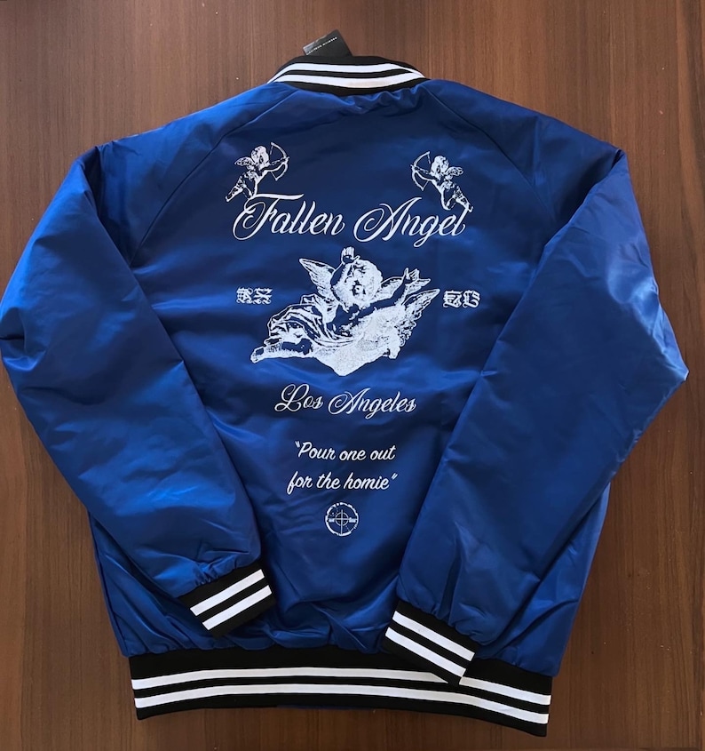 Fallen Angel Varsity Jacket - Etsy
