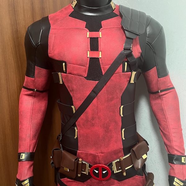 Deadpool Costume Adult - Etsy UK