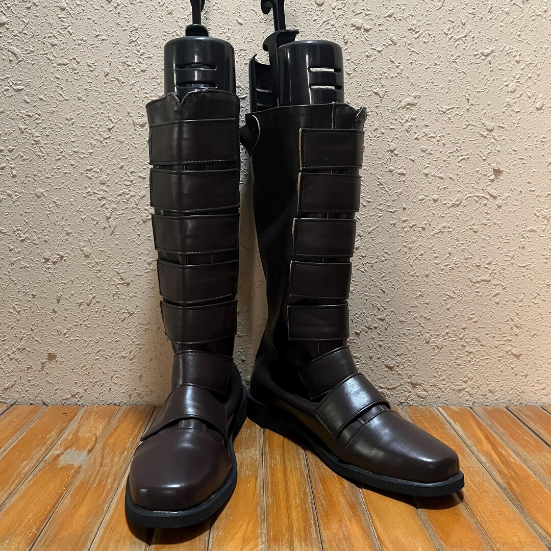 Star Wars Qui-gon Jinn Shoes Cosplay Boots - Etsy