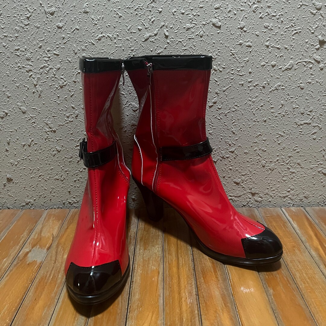Female Deadpool Shoes Cosplay Ladypool Boots - Etsy