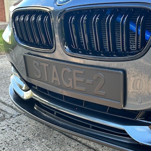 Custom Black on Black Nameplate Name Plate Black European License Home ...