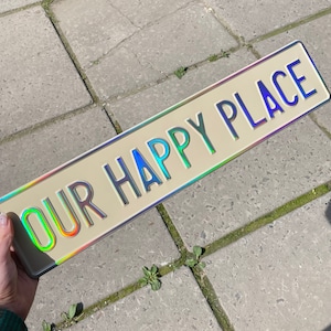 Beige License Plate Delete Name Plate Home Decor Metal Art Personalized ...