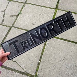 Custom Black on Black Nameplate Name Plate Black European License Home ...