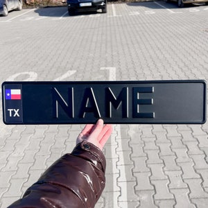 russian plates custom